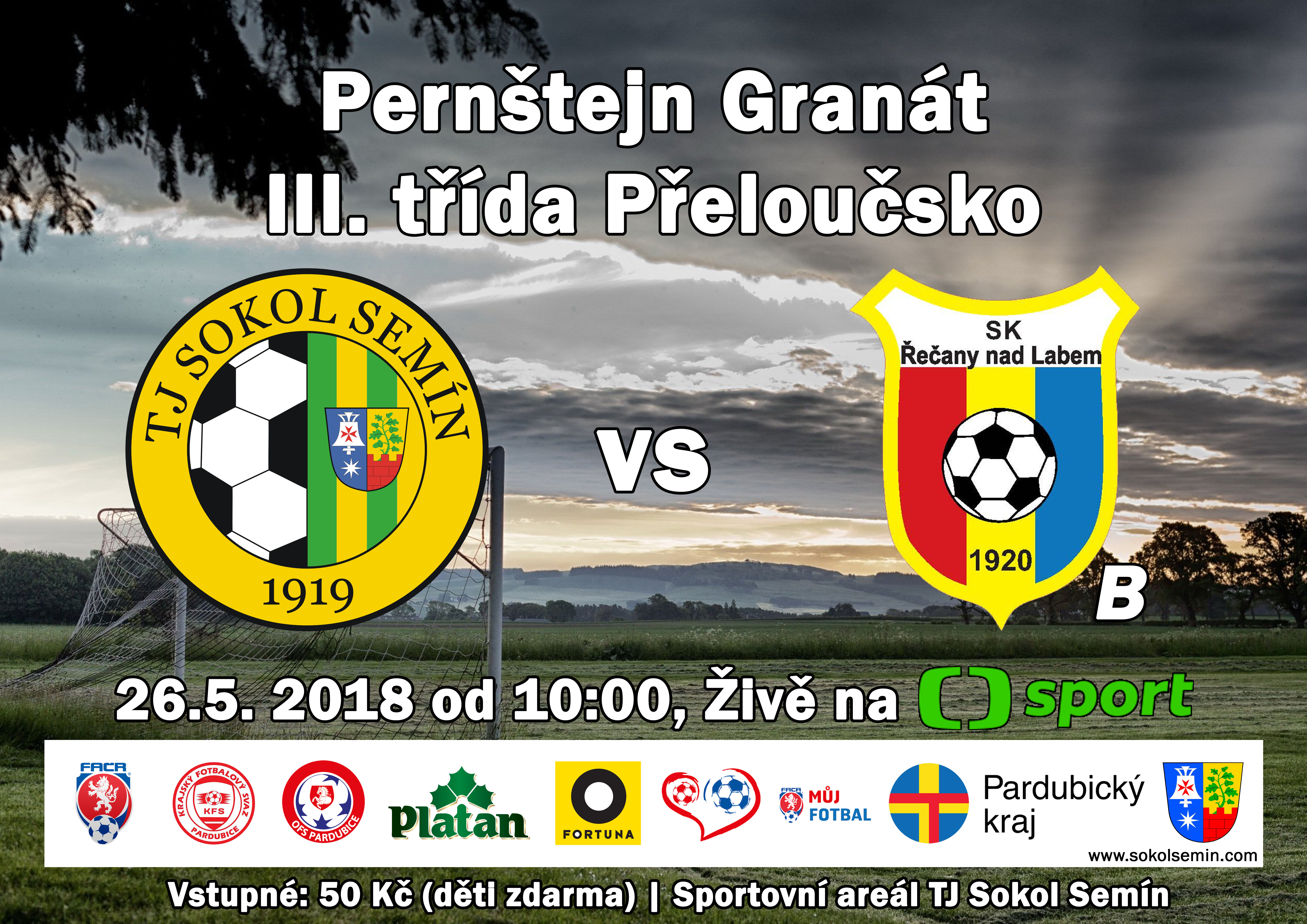 Televizní utkání v Semíně rozehrál legendární Vladimír Martinec